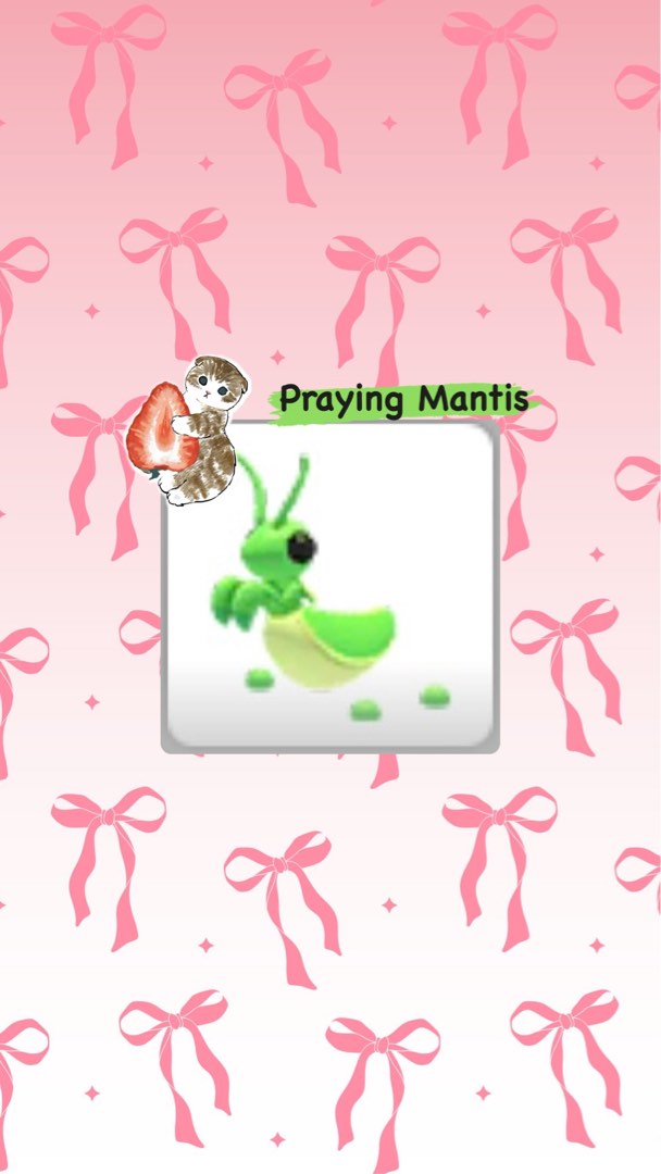 Praying Mantis Adopt Me, Video Gaming, Video Games, Others on Carousell