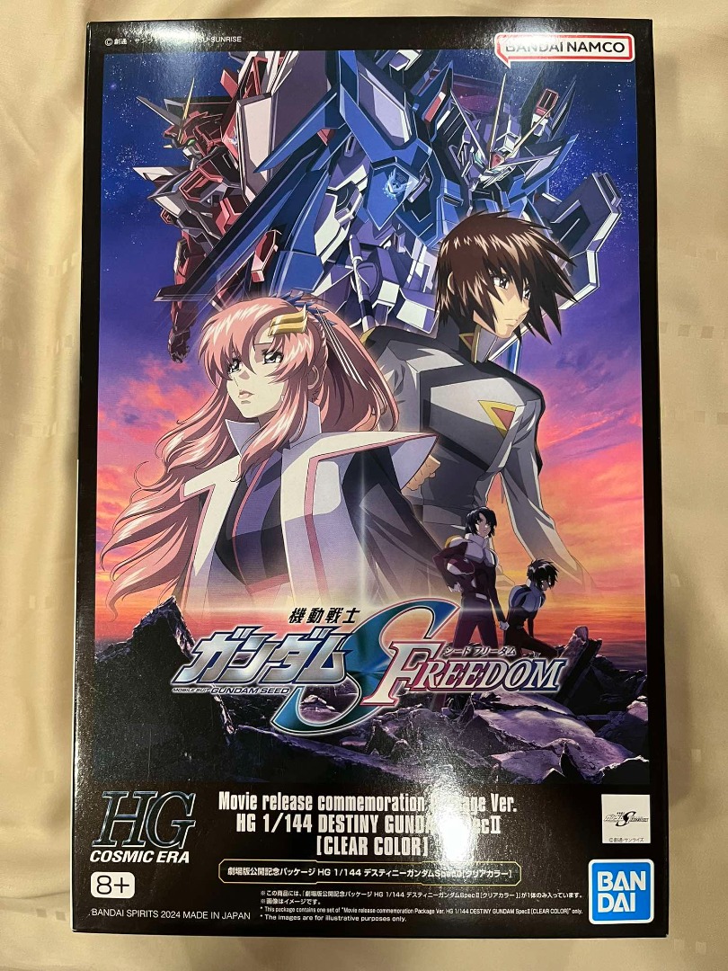 Premium Bandai HG Destiny Gundam Spec II Clear Color Movie Release ...