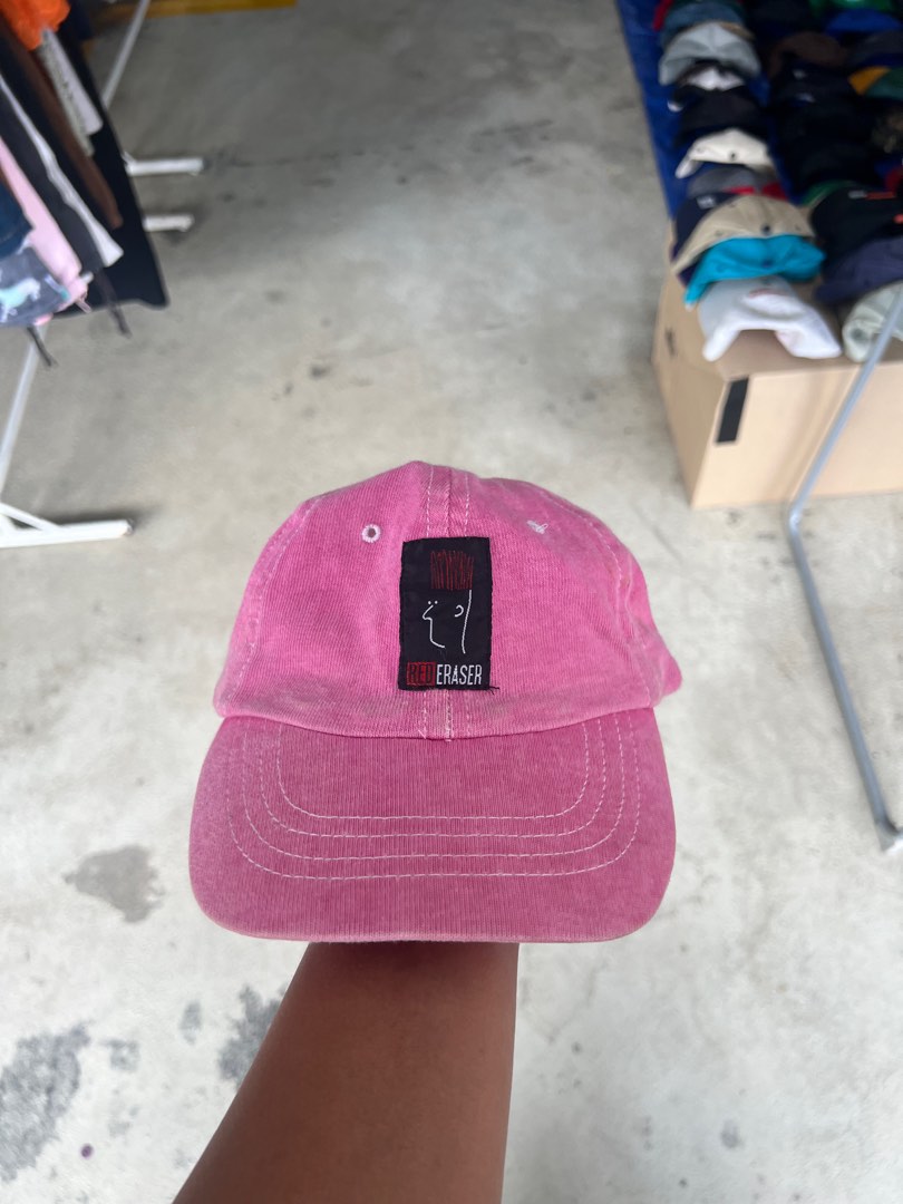 Red eraser cap, Men's Fashion, Watches & Accessories, Cap & Hats on ...