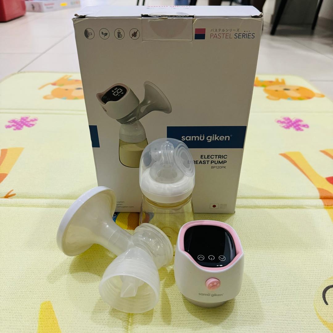 Samu Giken Electric Wireless Portable 9 Speed Breast Pump With PPSU BOTTLE BP120PK, Babies ...