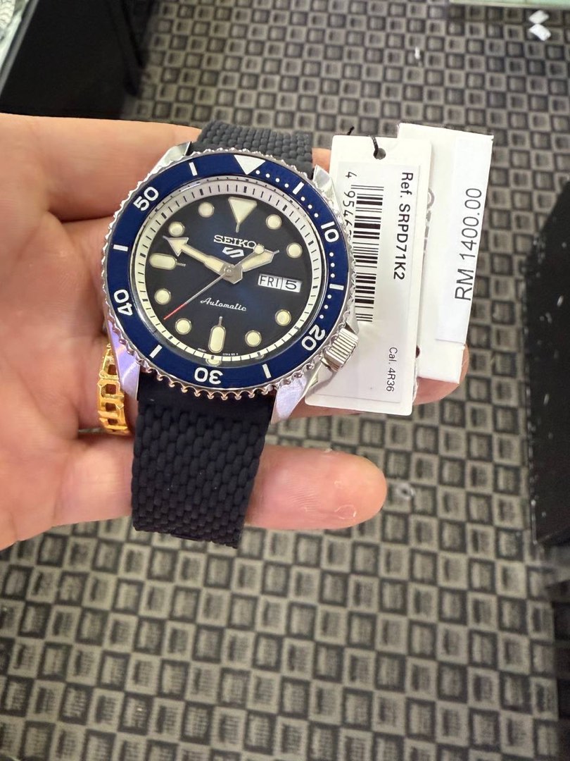 SEIKO 5 SUPERMAN AUTOMATIC SRPD72K2 SRPD73K2, Men's Fashion, Watches ...