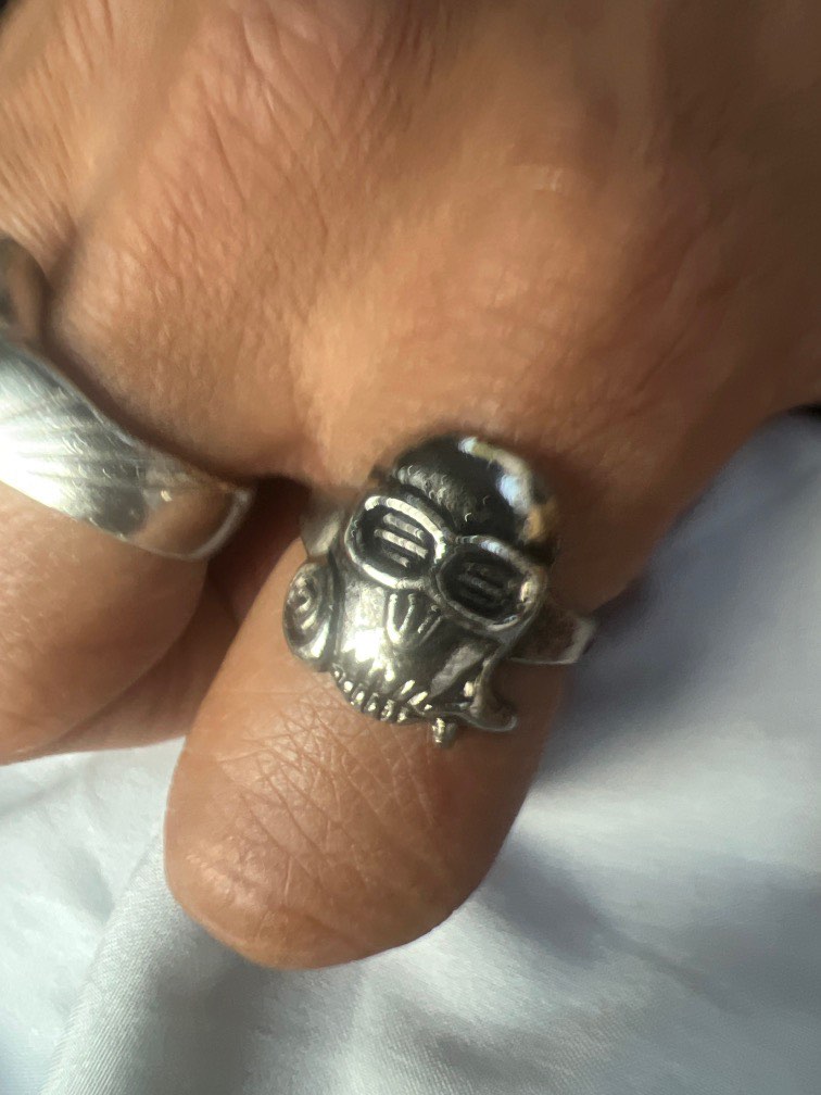 Silver Plated Monkey King Ring, Men's Fashion, Watches & Accessories ...