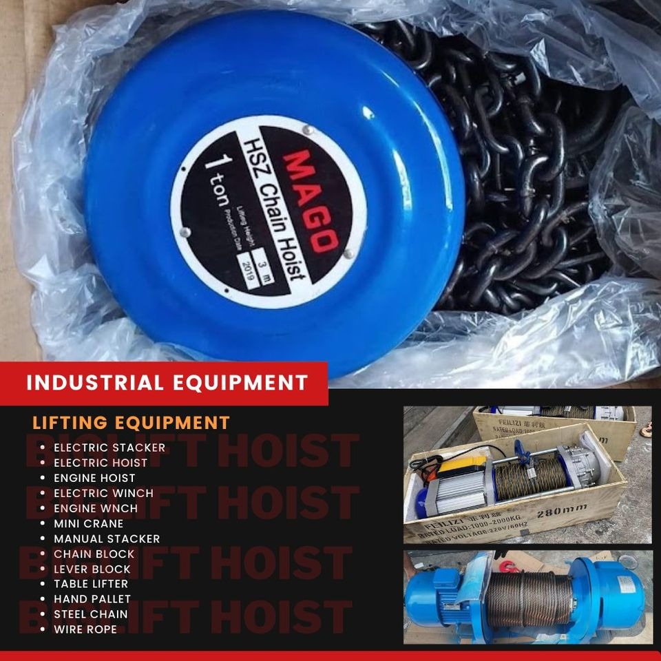 Standard HSZ Chain Block / 1 Ton Chain Block / Round Chain Hoist ...