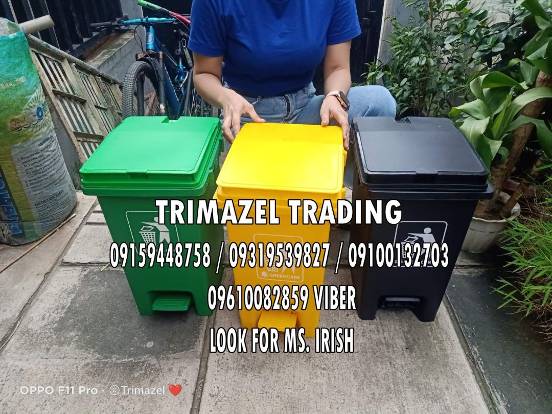 STEP ON TRASH BIN 20 LITERS, Furniture & Home Living, Cleaning ...