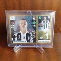 STICKER BOLA PANINI FIFA 365 CRISTIANO RONALDO JUVENTUS 236 A & B HOLO ...