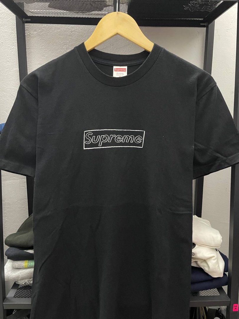 SUPREME KAWS BOX LOGO, Men's Fashion, Tops & Sets, Tshirts & Polo ...