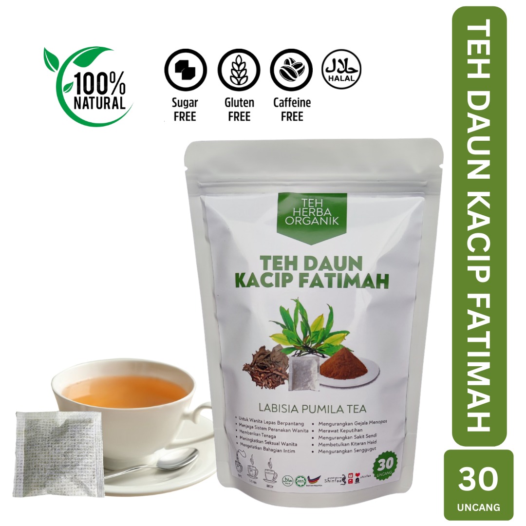 Teh Daun Kacip Fatimah | Labisia Pumila Tea | 30 Uncang, Food & Drinks ...