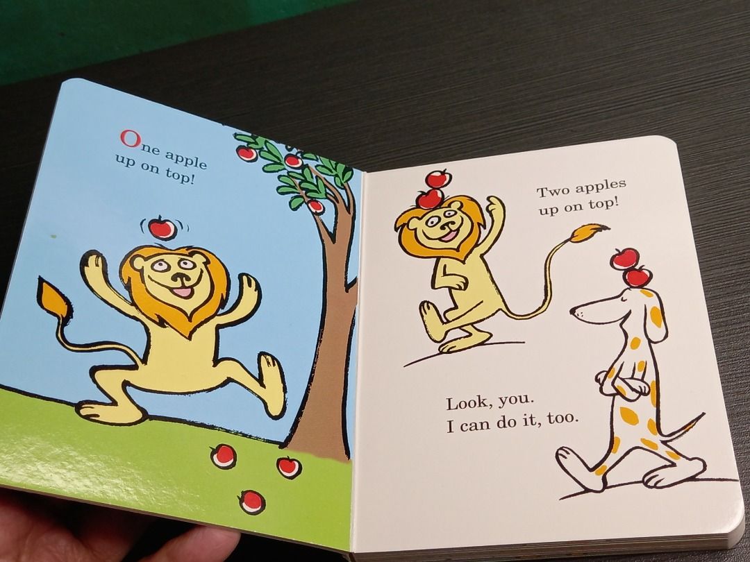 Ten Apples Up On Top Board Book By Dr. Seuss, Hobbies & Toys, Books ...