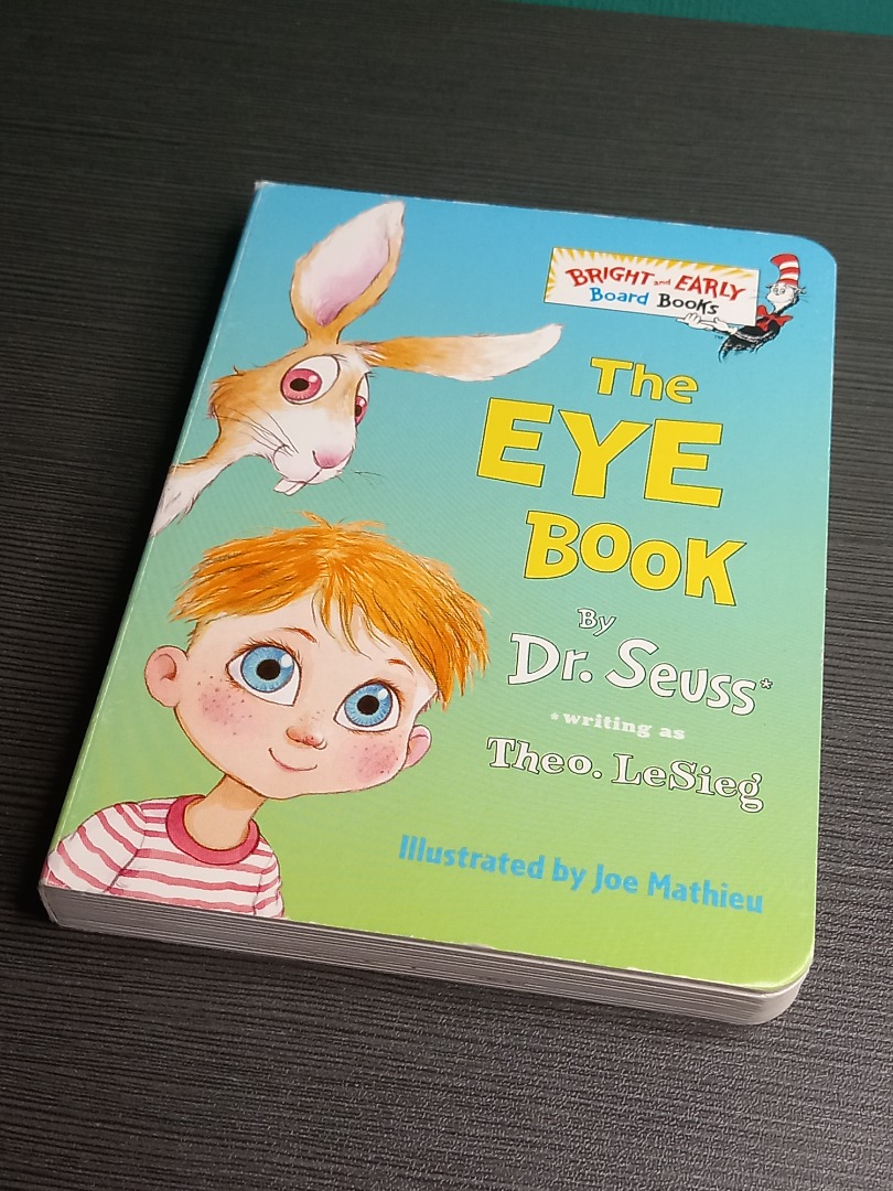The Eye Book Board Book By Dr. Seuss, Hobbies & Toys, Books & Magazines ...