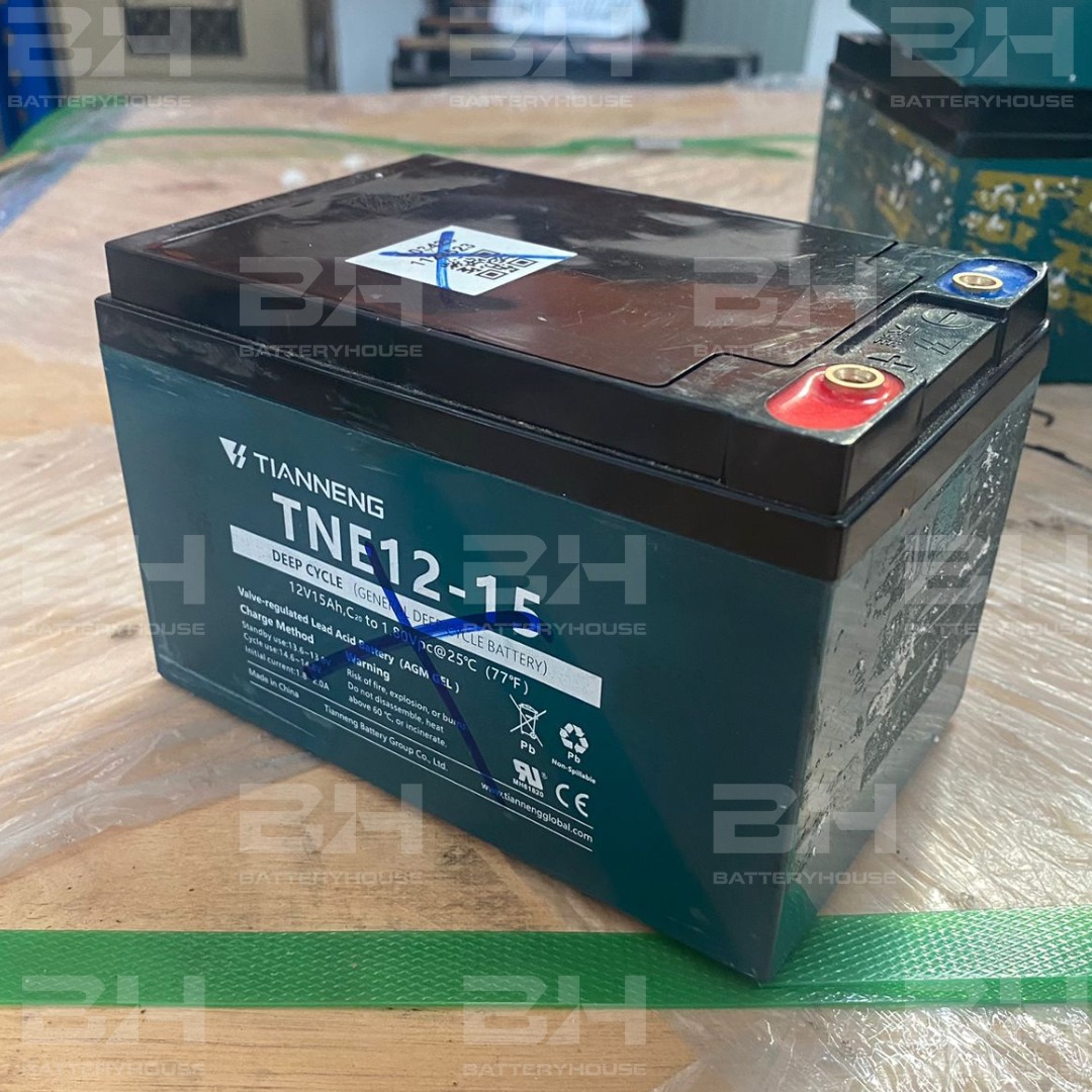 EBIKE BATTERY TIAN NENG 12V 15AH (SCREW TYPE) - DENTED, Sports ...