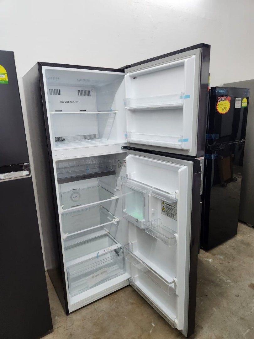 TOSHIBA 339L 2 DOOR FRIDGE GR-RT468WE-PMX(37) (ORIGIN INVERTER), TV ...