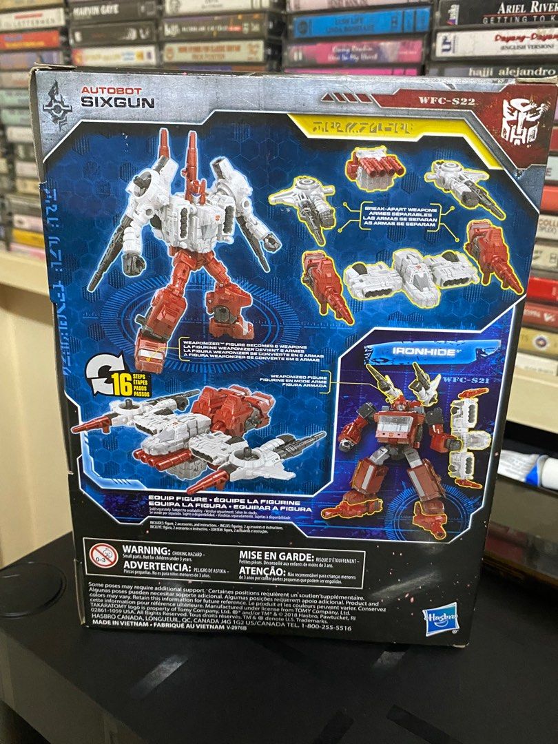 TRANSFORMERS GENERATIONS - WFC Siege Deluxe Class - AUTOBOT SIXGUN ...