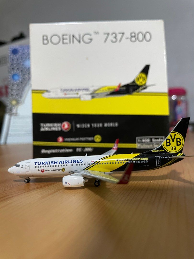 Turkish Airlines Airlines Boeing B737-800 Borussia Dortmund Livery ...