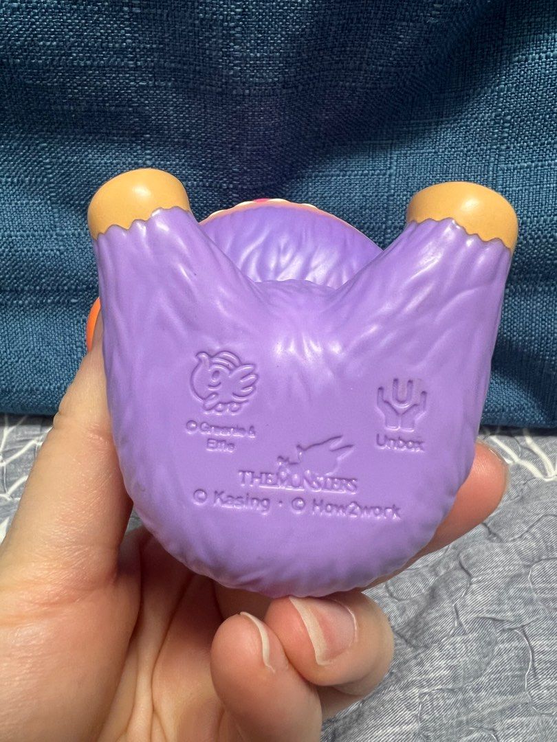 Unbox Labubu * Elfie Purple Dumbo Sofubi Doll Figures Model Toys ...