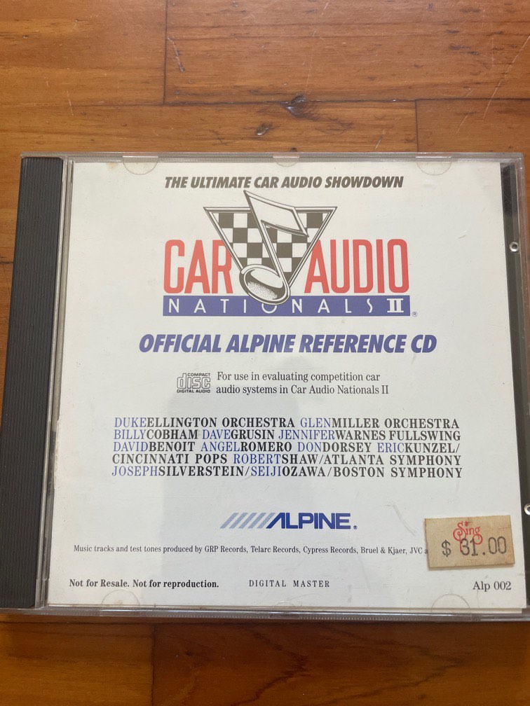 (USA) Audiophile Car Audio Showdown Official Alpine Reference CD ...