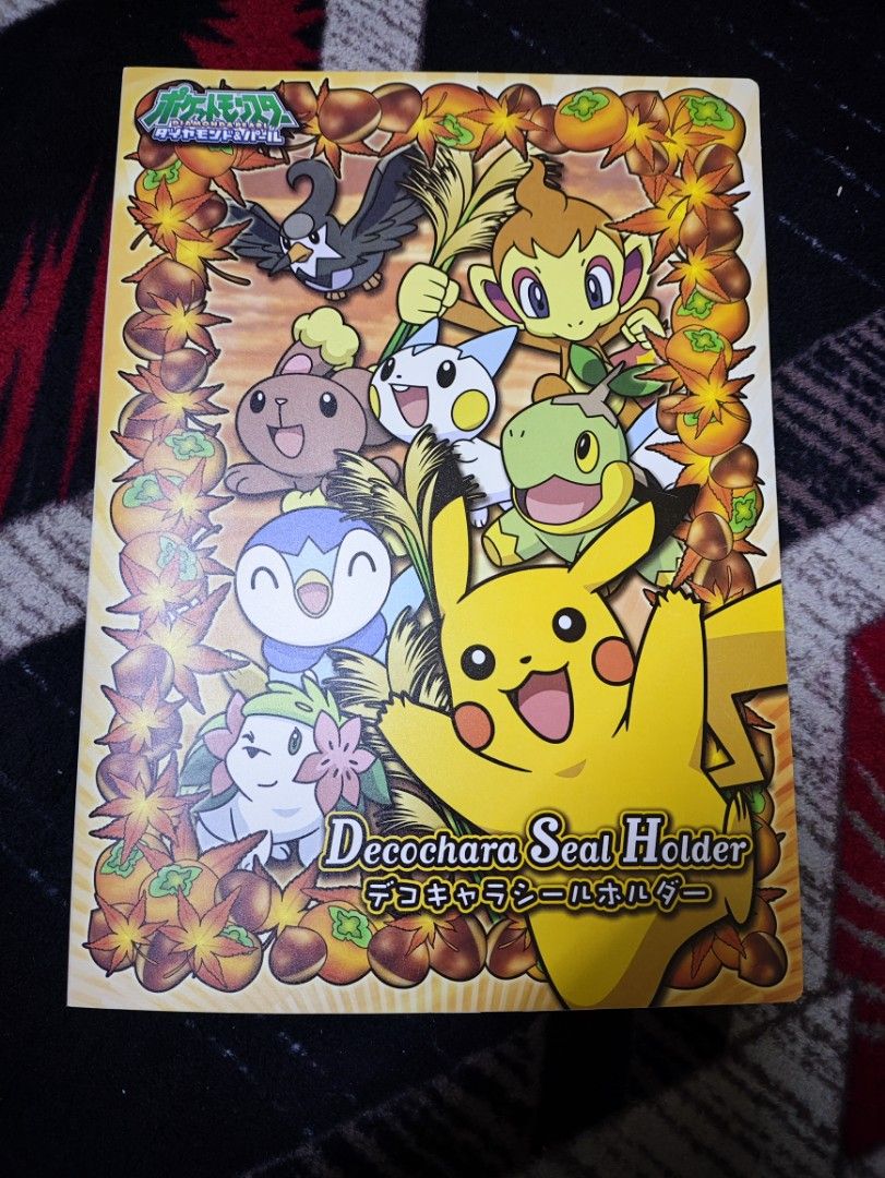 vintage pokemon binder sticker nintendo decochara, Hobbies & Toys ...