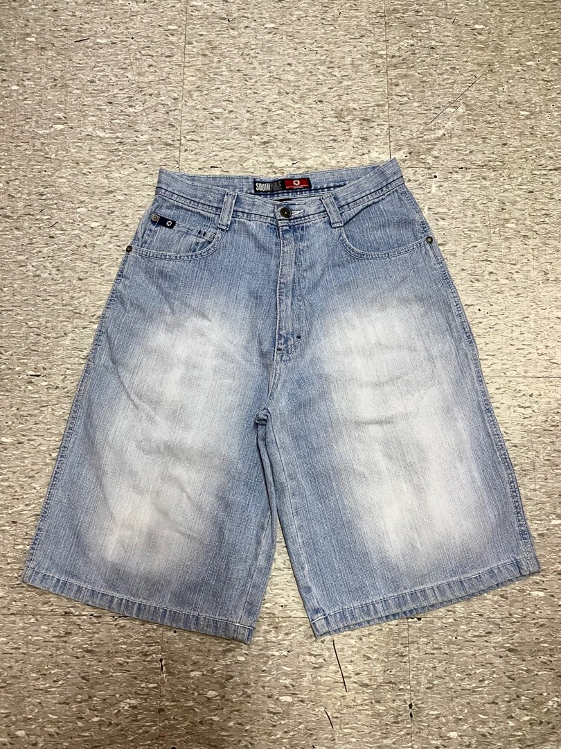 VINTAGE SOUTHPOLE ACID WASHED JORTS, Men's Fashion, Bottoms, Shorts on ...