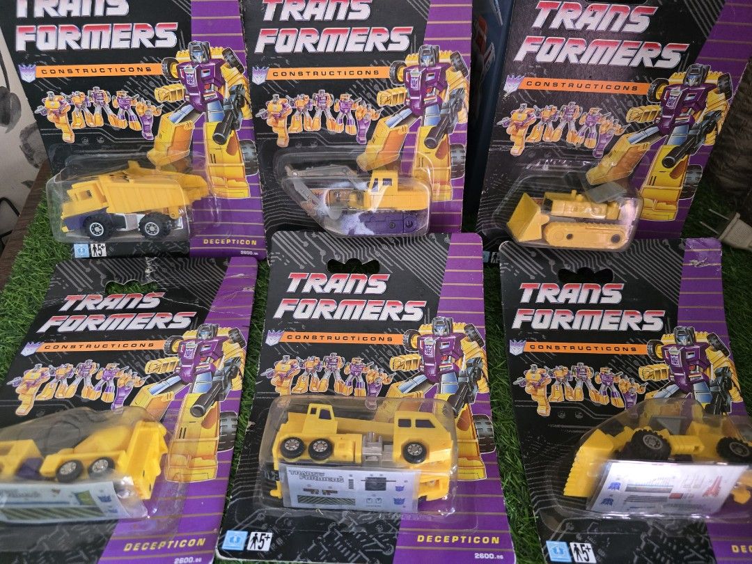 Vintage transformers, constructicons complete set, Hobbies & Toys, Toys ...