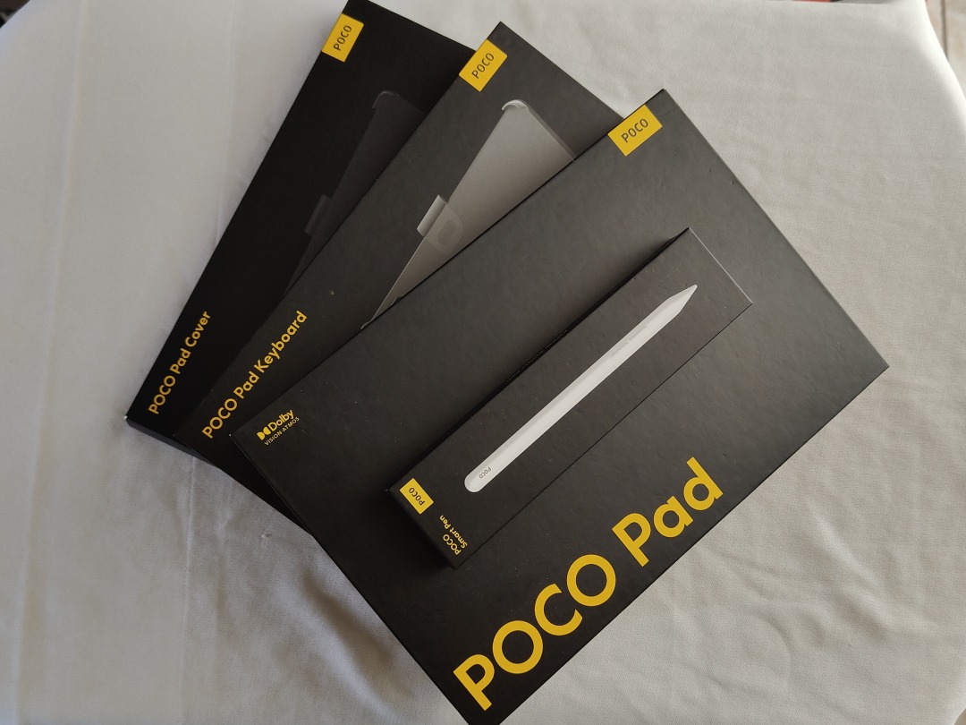 Xiaomi POCO Pad tablet (complete set with pen, cover, keyboard), Mobile ...