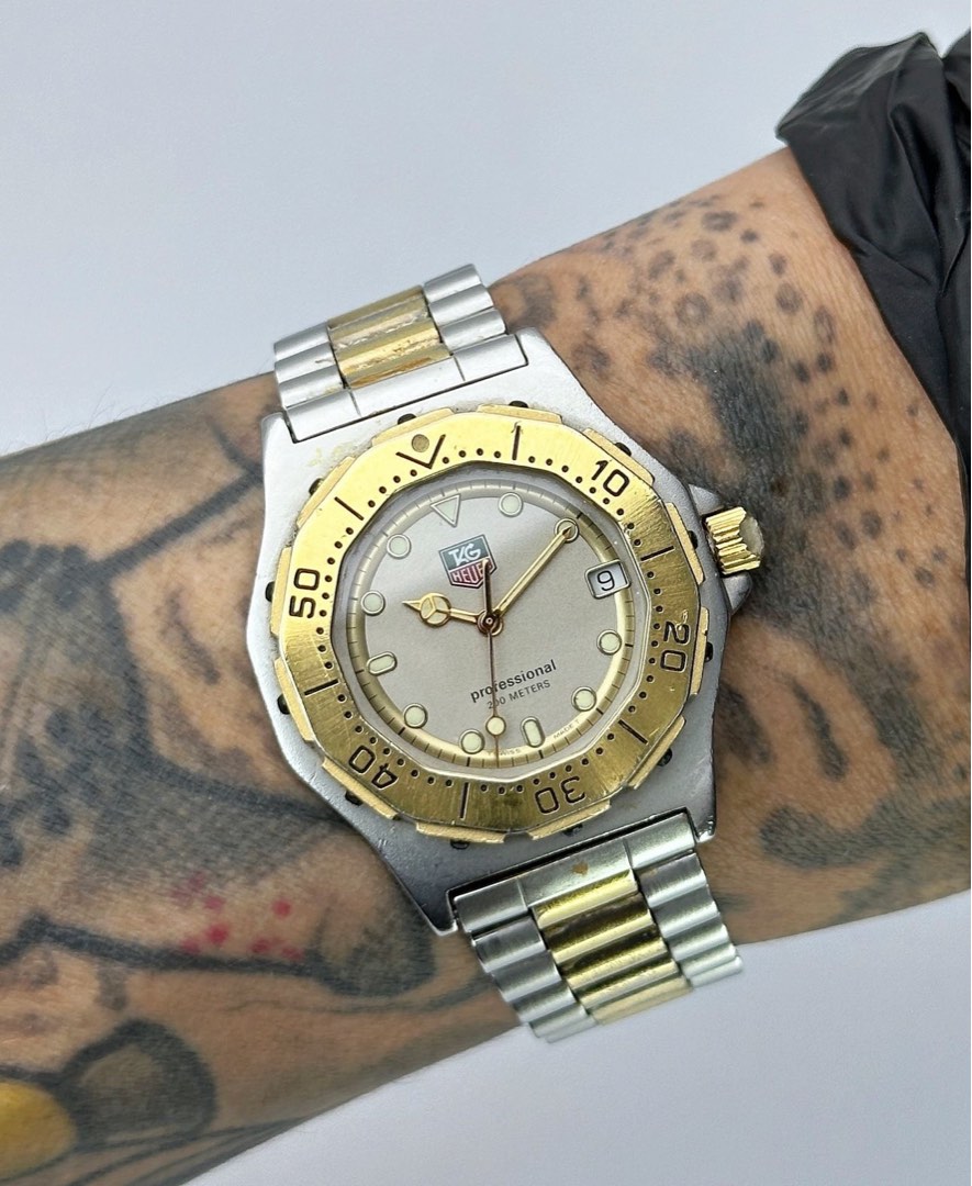 1990s Vintage TAG Heuer 3000 Professional 200M 934.213 Quartz Watch ...