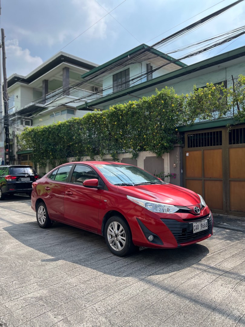 2019 Toyota Vios 1.3E Automatic Red Mica Auto, Cars for Sale, Used Cars ...