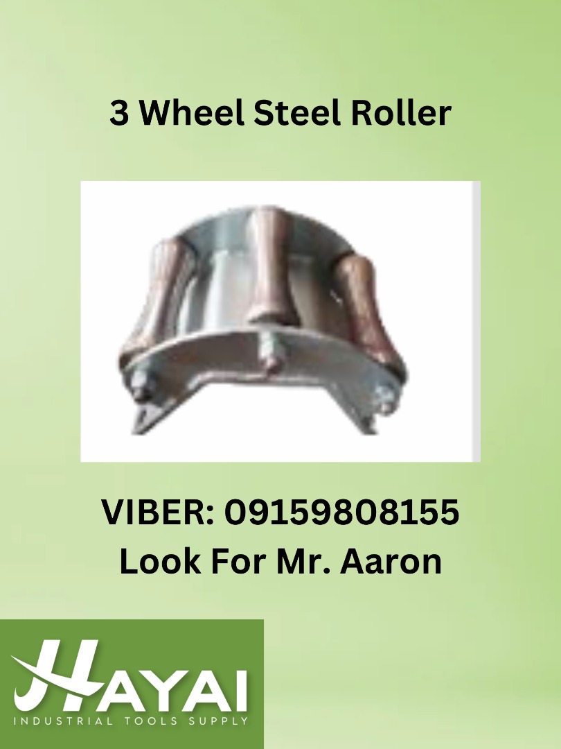 3 Wheel Steel Roller, Commercial & Industrial, Construction Tools ...