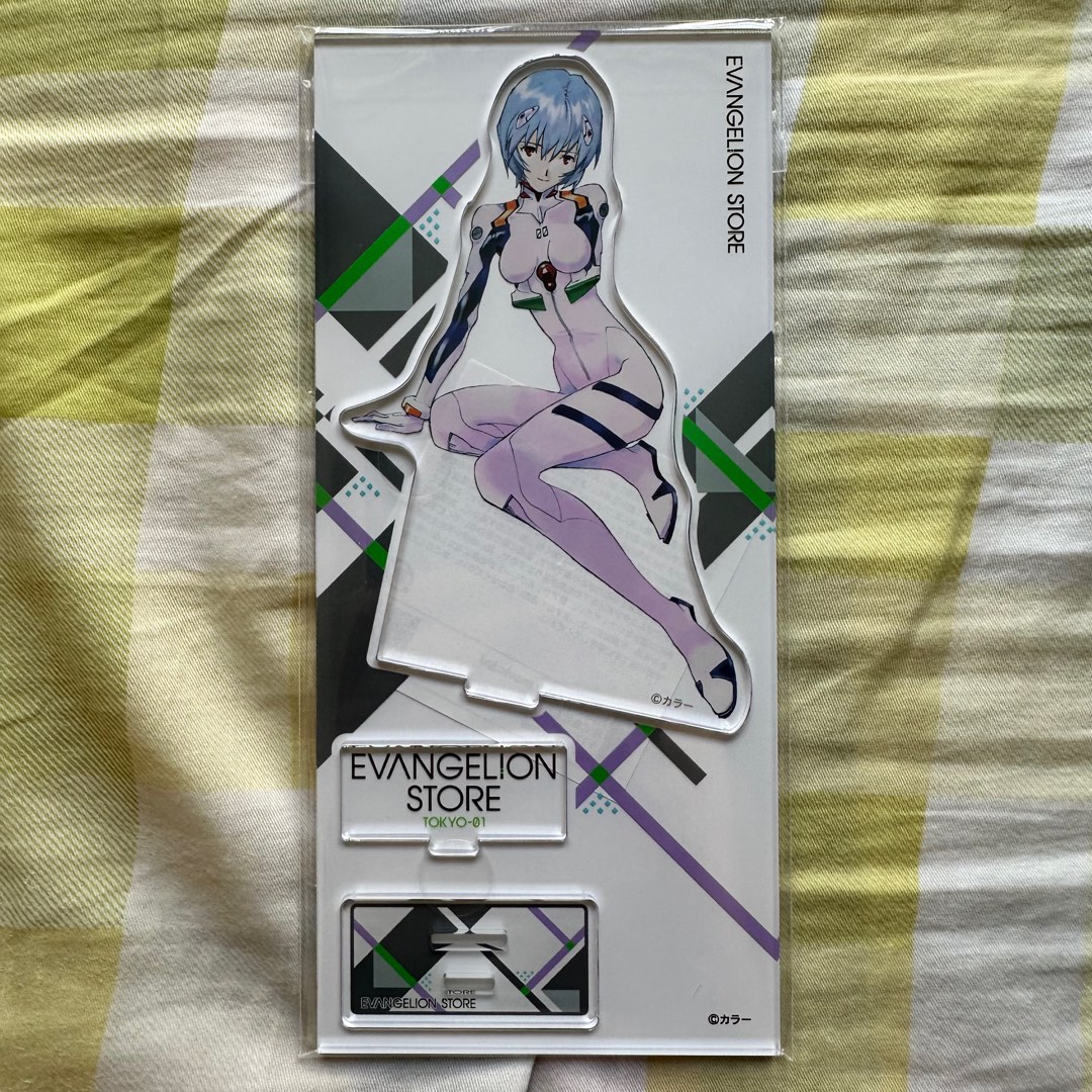 【現貨不用查詢有沒有貨】全新 EVANGELION STORE 限定 阿加力立牌 Acrylic Stand 【綾波麗 戰鬥服 REI】新世紀福音戰士 EVA Size: 200mm x ...