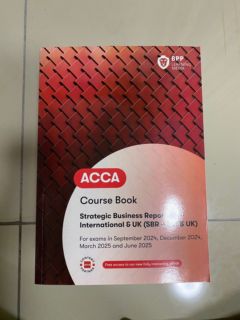 ACCA SBR workbook and revision kit, Hobbies & Toys, Books & Magazines ...