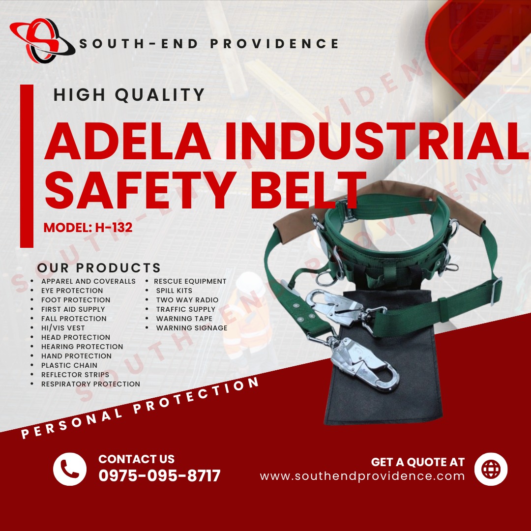 Adela H-132 Industrial Safety Belt (Big Hook), Commercial & Industrial, Construction & Building ...