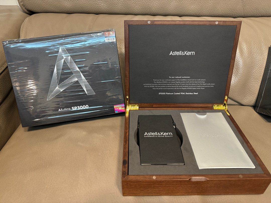 AK SP3000 白金 鉑金 限量版 Platinum Coated Limited Edition, 音響器材, 音樂播放裝置 MP3及 ...