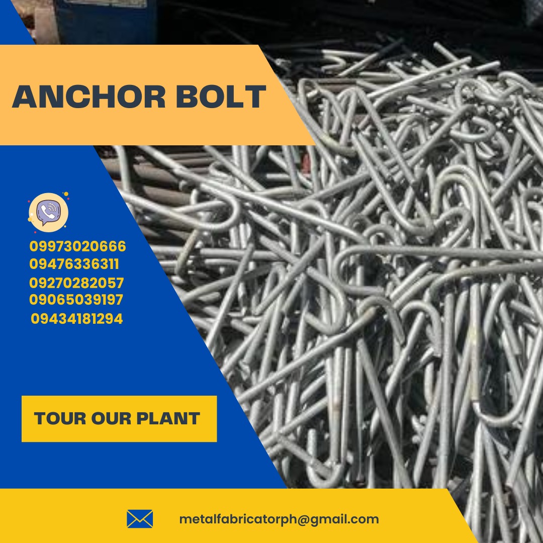 Anchor Bolt | Angle Bar | Base Plate | Metal Fabrication | U-Bolt | MS ...