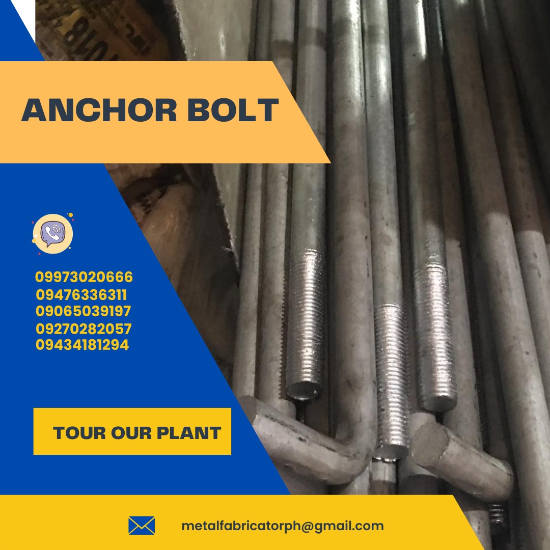 Anchor Bolt | Shafting | HSS Steel | Base Plate | Metal Fabrication ...
