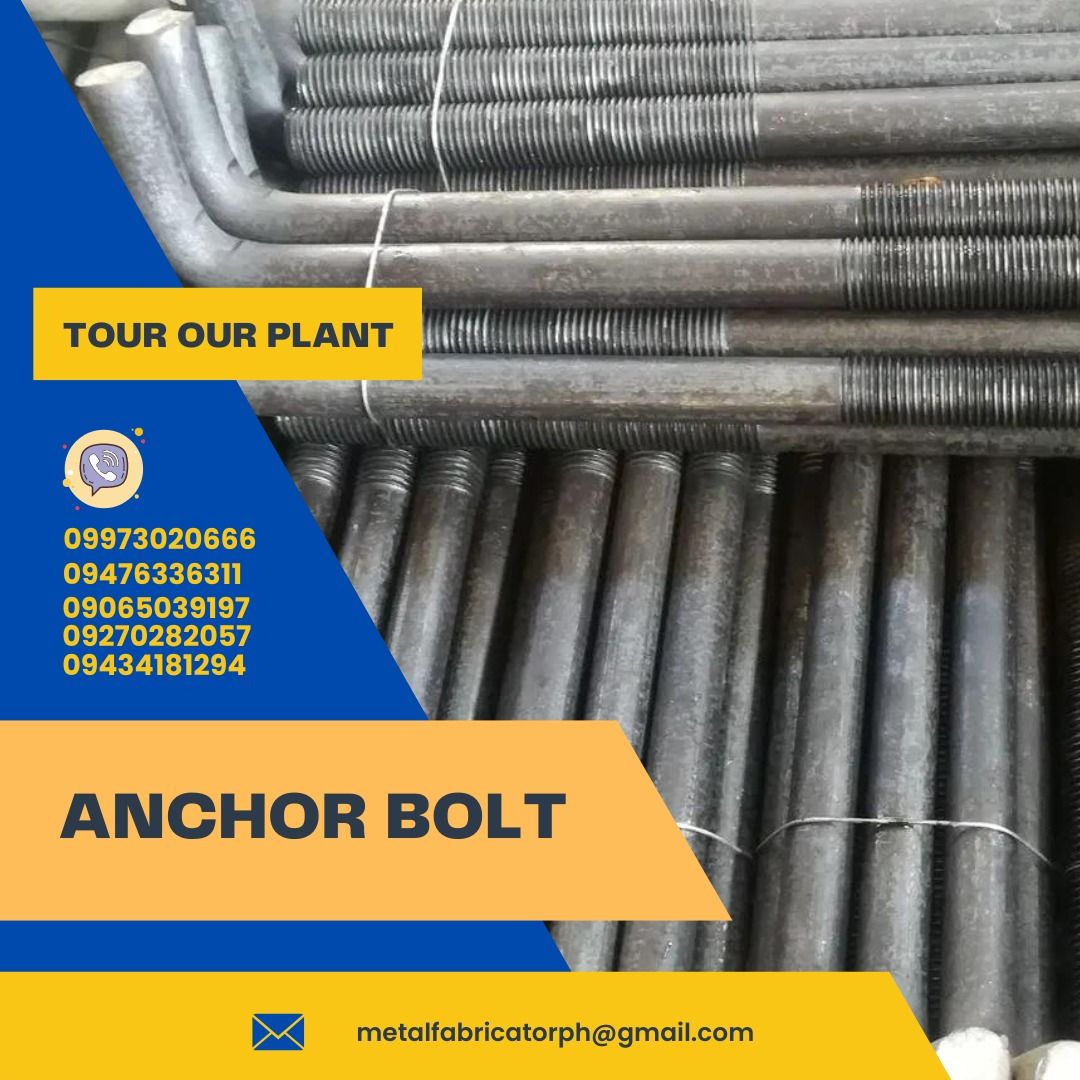 Anchor Bolt | Stiffener Plate | Metal Fabrication | Base Plate | Gusset ...