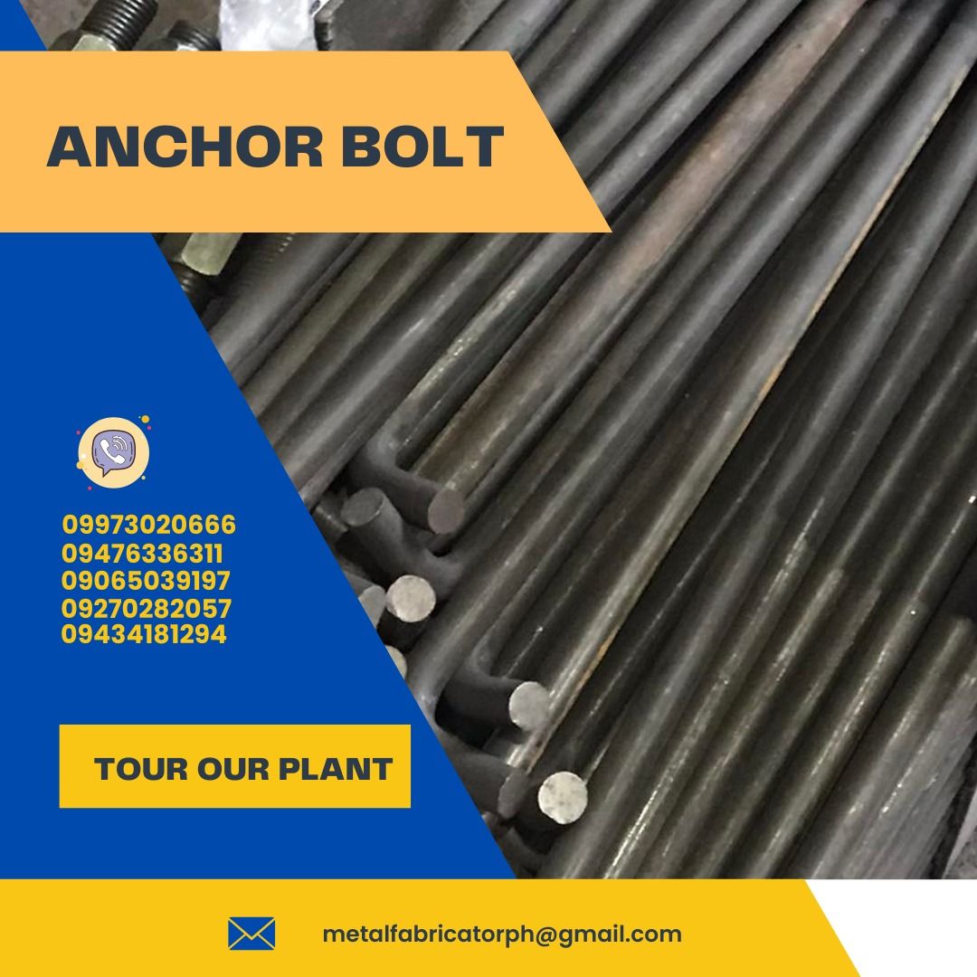 Anchor Bolt | Threaded Rod | MS Plate | HSS Steel | Stud Bolt ...