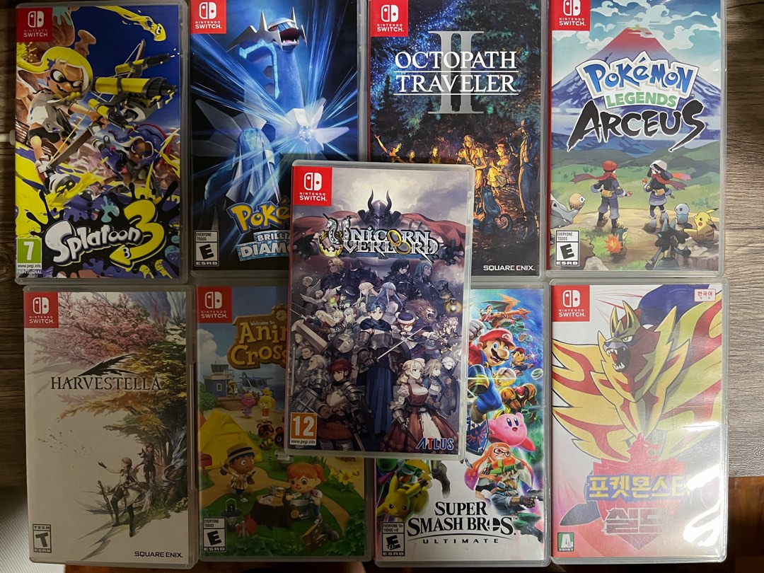Assorted 9 Nintendo Switch games Bundle, Video Gaming, Video Games ...