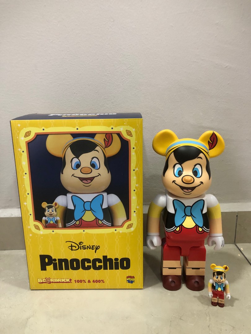 Bearbrick Pinocchio 500%, Hobbies & Toys, Toys & Games on Carousell