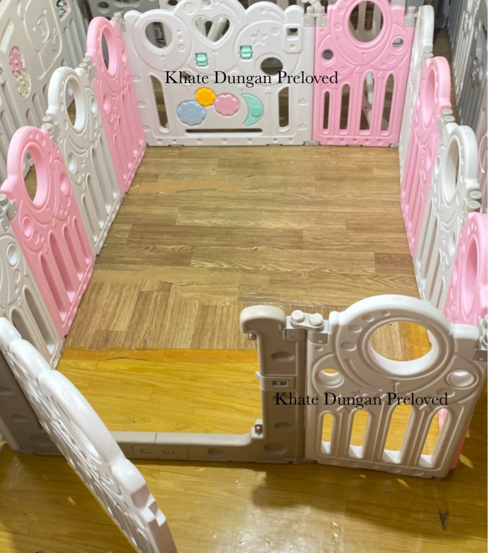 Big party playpen 10+2 panels, Babies & Kids, Baby Nursery & Kids ...