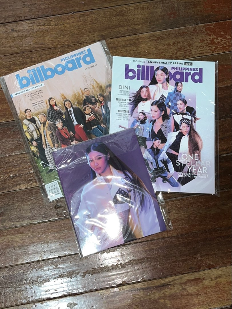 BILLBOARD PH Magazine ft. BINI + Photo Prints (Complete set), Hobbies ...