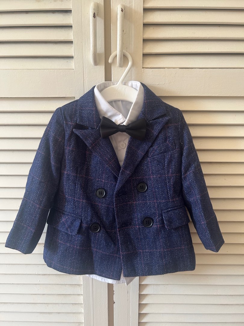 Boy full set suit, Babies & Kids, Babies & Kids Fashion on Carousell