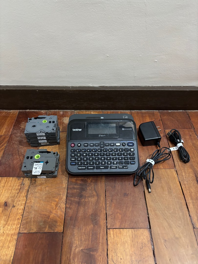 Brother PT D600 Label Maker with accessories and free labels, Hobbies ...