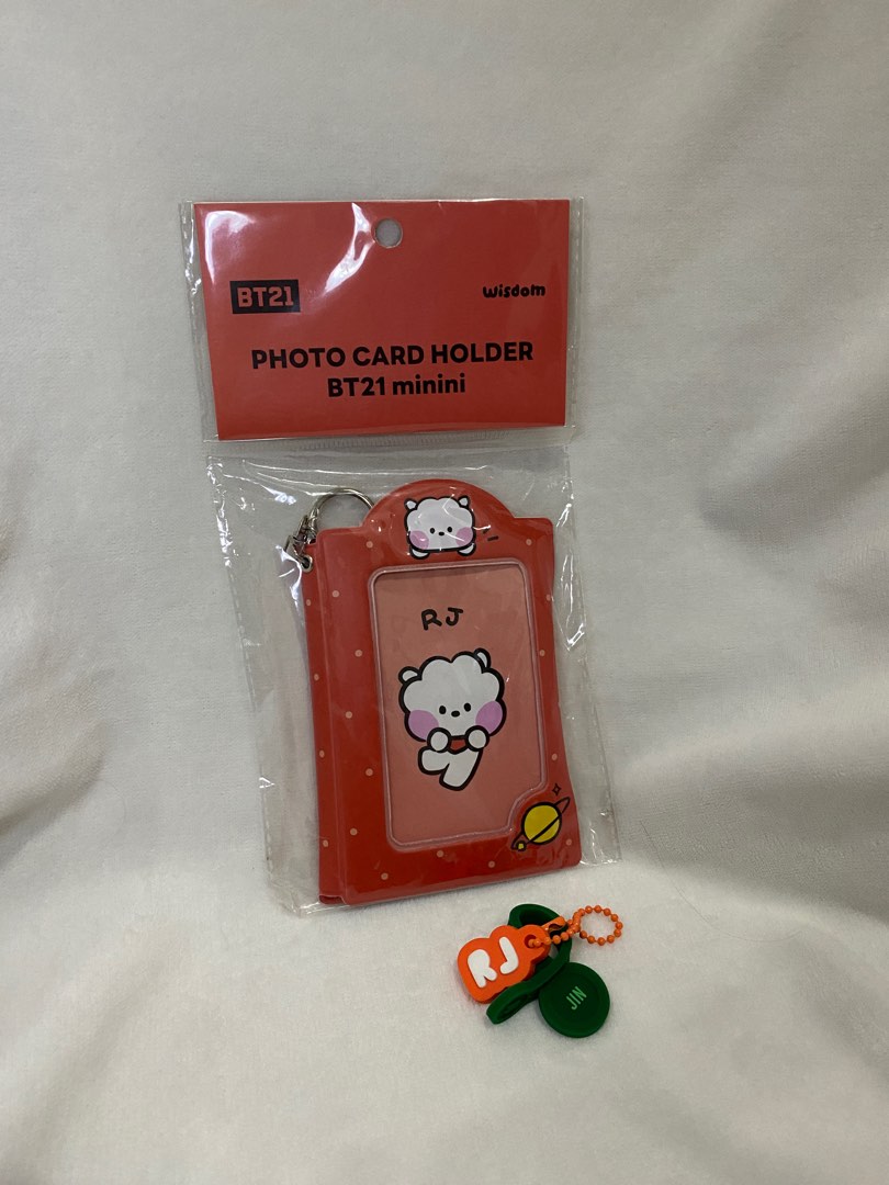 BT21 minini PHOTO CARD HOLDER - RJ, Hobbies & Toys, Memorabilia ...