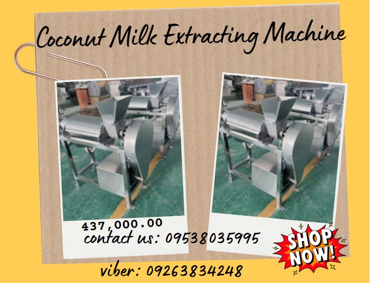 COCONUT MILK EXTRACTING MACHINE, Commercial & Industrial, Industrial ...