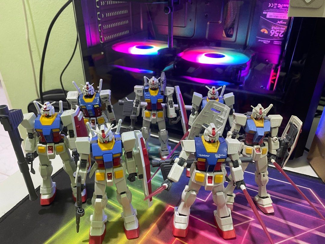 Combo Gundam Gunpla RX 78 2 HG RG, Hobbies & Toys, Toys & Games on ...