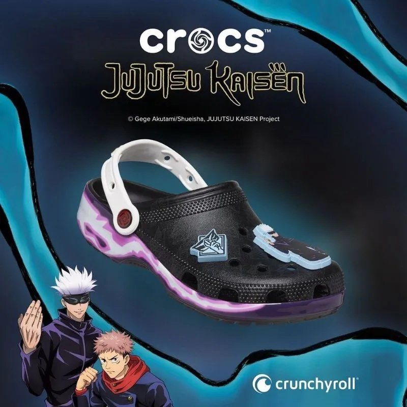 CROCS CLASSIC JUJUTSU KAISEN GOJO, Men's Fashion, Footwear, Flipflops ...