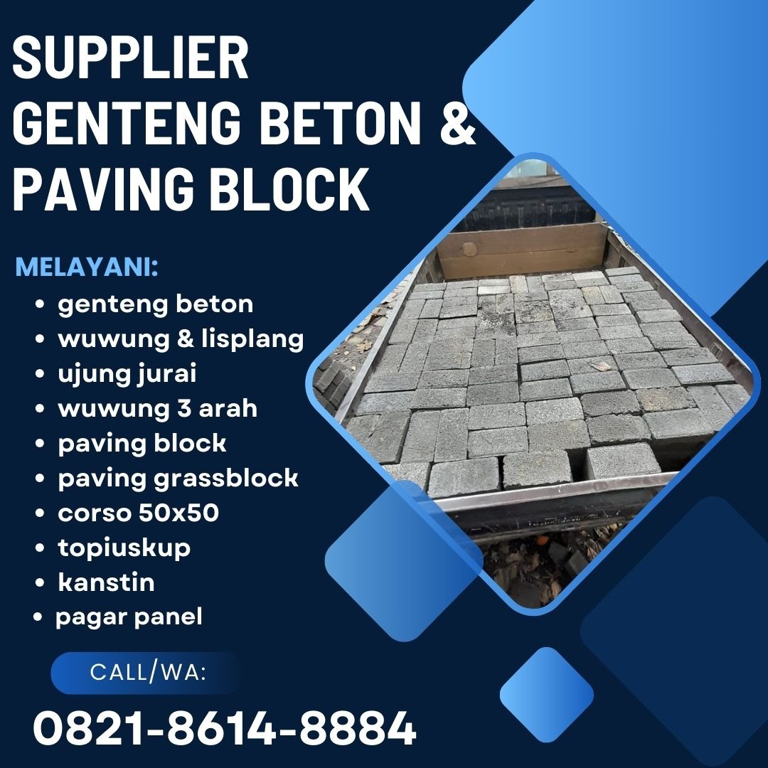 Desain Unik dengan Paving Block Segitiga untuk Area Outdoor, Properti ...