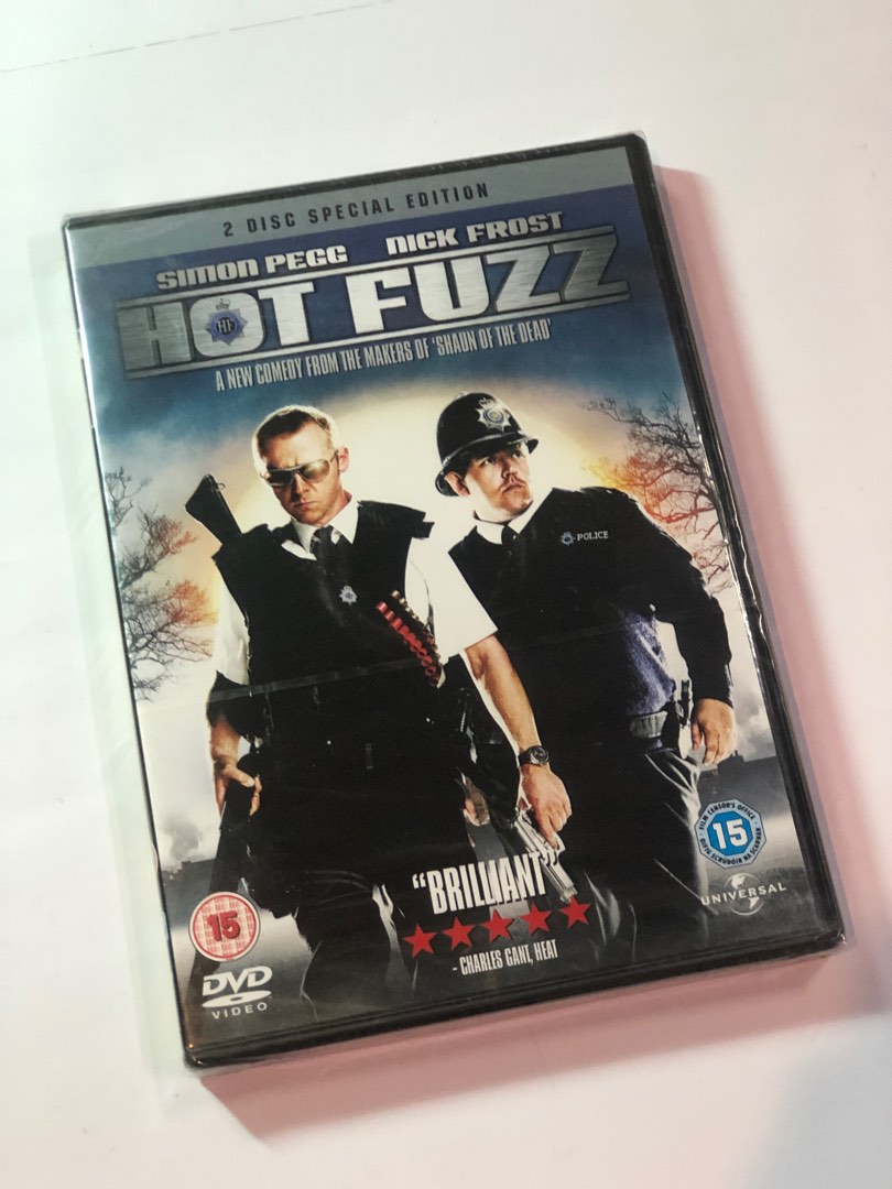 Dvd Hot Fuzz, Musik & Media, CD, DVD & Lainnya di Carousell