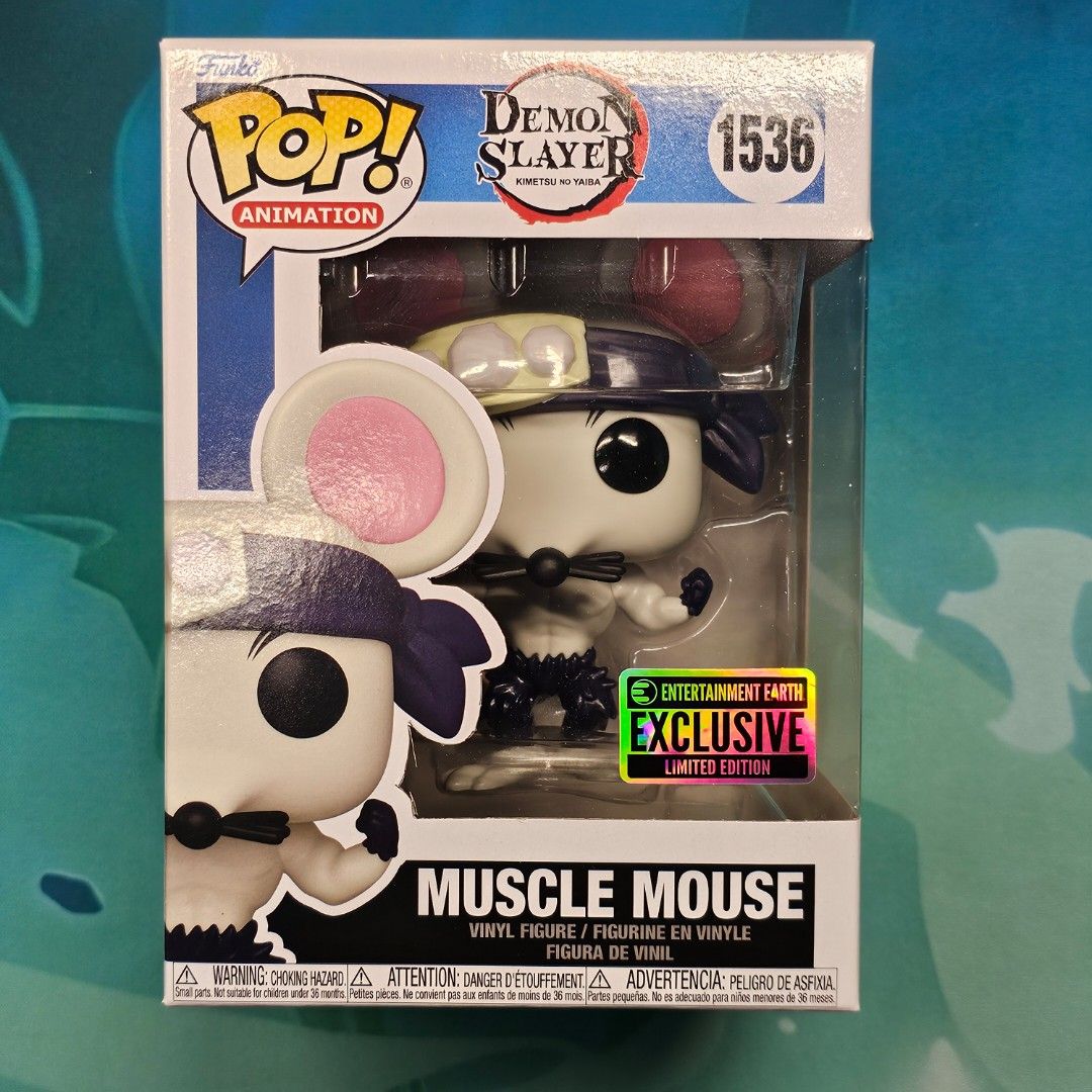 Funko Pop! Demon Slayer: Muscle Mouse Entertainment Earth With Hard ...