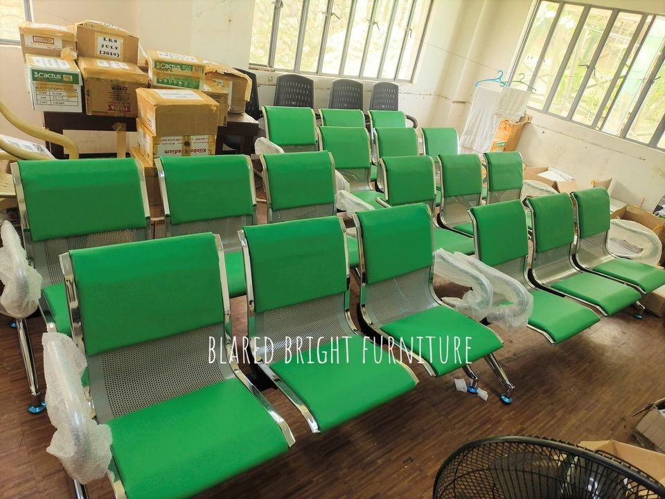 Gang Chair - with cushion Office Furniture Partition Cubicles ...