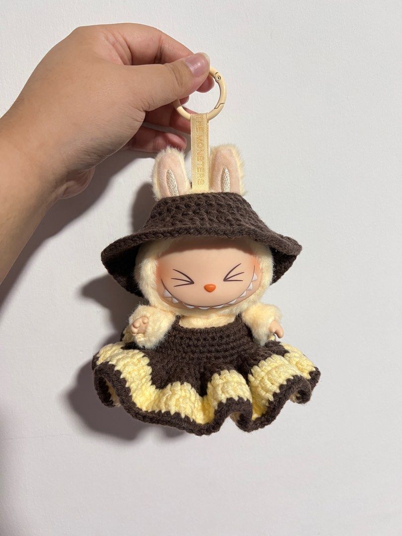 Handmade knitted Labubu Clothes, Hobbies & Toys, Toys & Games on Carousell