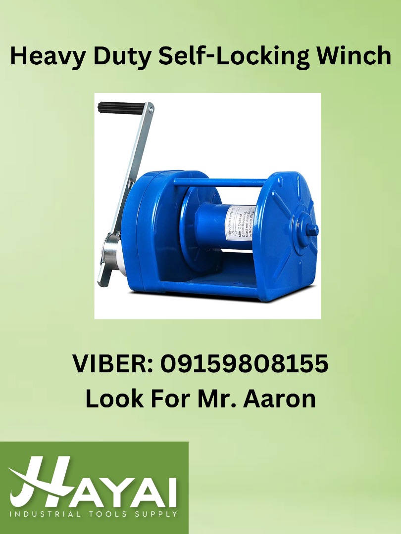 Heavy Duty Self-Locking Winch, Commercial & Industrial, Construction ...